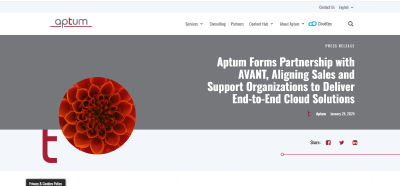 CloudOps - Aptum Forms Partnership with AVANT, Aligning Sales and ...